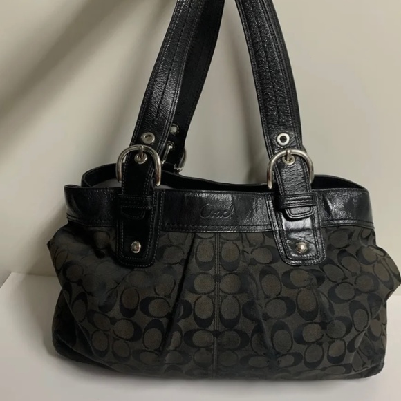 Coach Signature | Bags | Authentic Coach Signature Soho F3743 Bag Tote ...